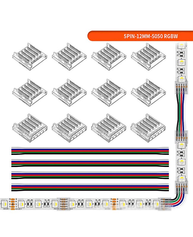 2/3/4/5/6 Pins Solderless Mini SMD LED Strip Connectors