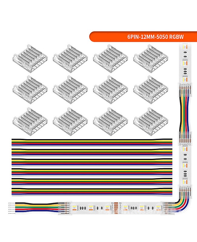 2/3/4/5/6 Pins Solderless Mini SMD LED Strip Connectors