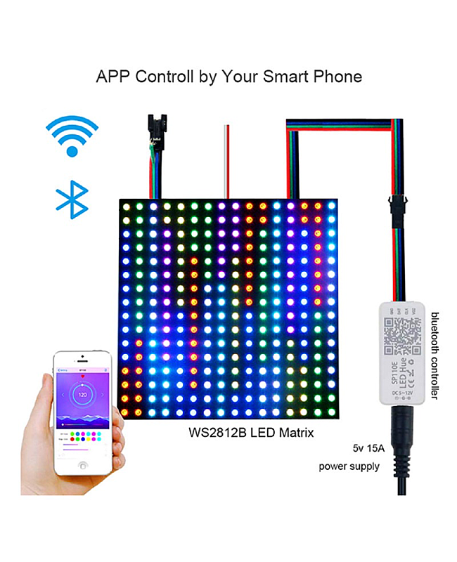 SP110E Bluetooth-Compatible Mini Pixel LED Light Controller