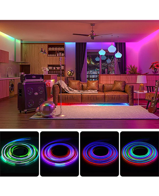 12V WS2811 Pixel Addressable RGB LED Strip Lights