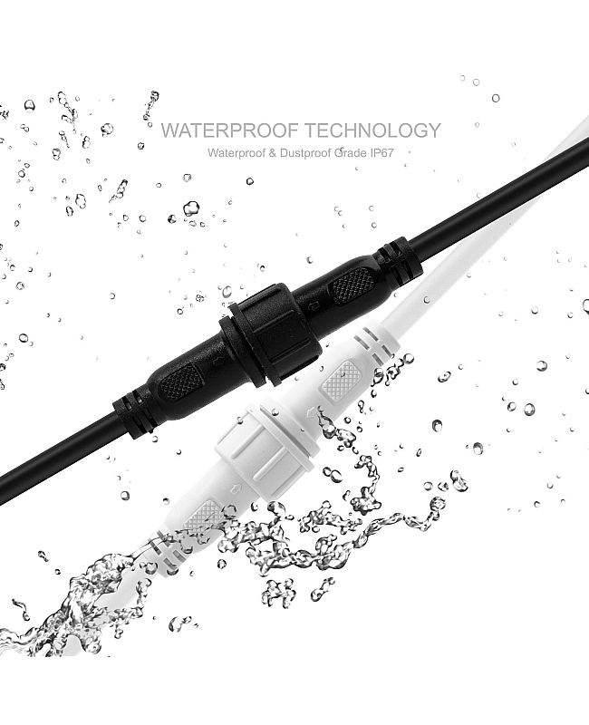 DC/2PIN/3PIN/4PIN/5PIN IP67 Waterproof LED Connectors
