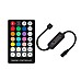 Mini Inline RGB Light Controller With 28 Keys RF Remote