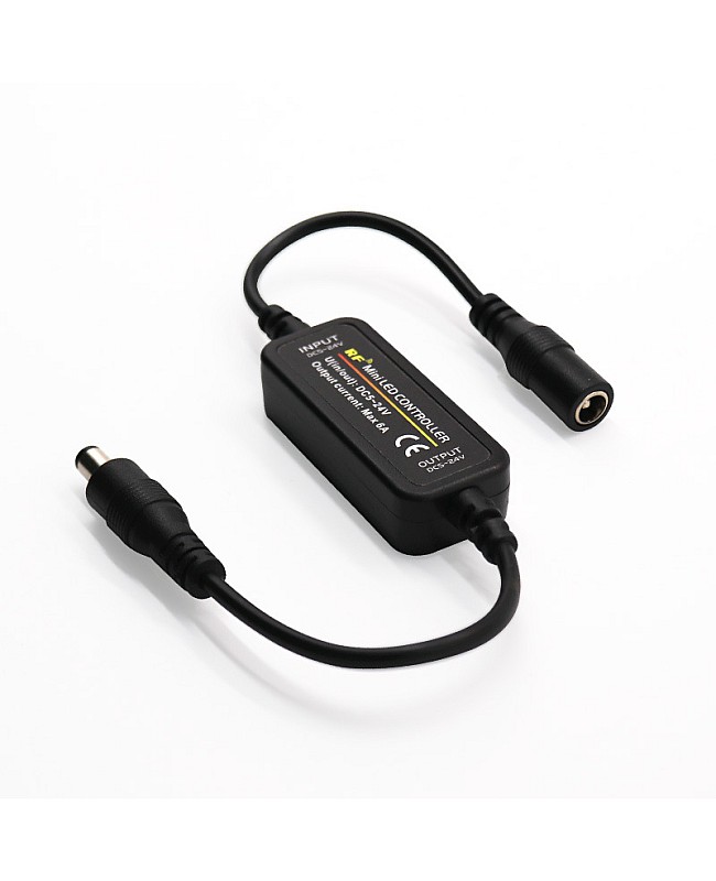 Mini Inline LED Dimmer 12V PWM With RF Remote Control