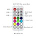 RGBW Sound Activated Light Controller With 21 Keys RF Remote Control