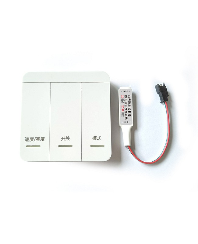 Waterflow LED Strip RF Controller With Wireless Remote Control