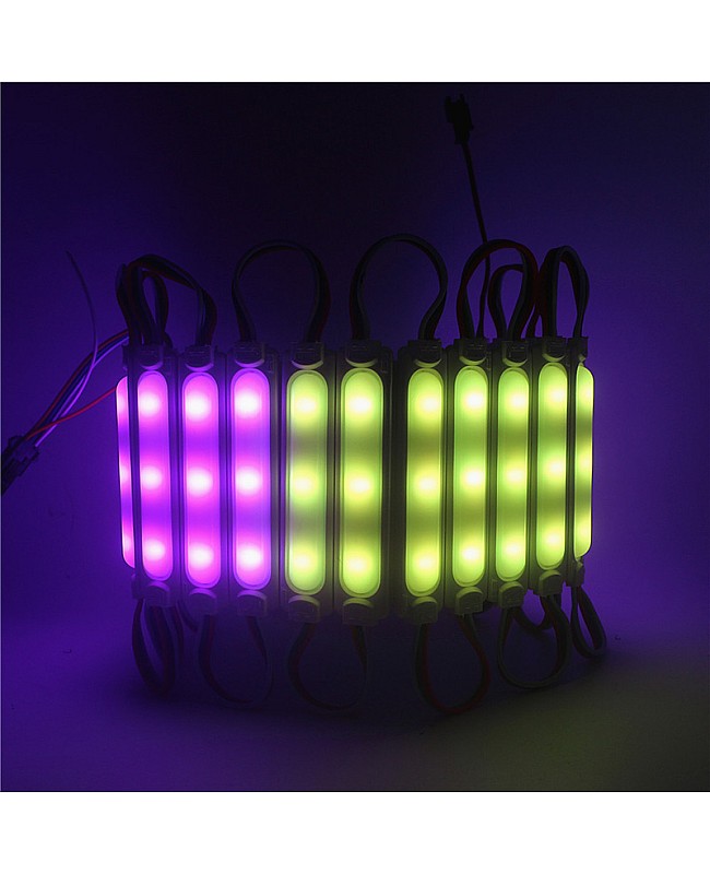 Waterproof 12V Addressable WS2811 Pixel LED Modules With Diffusers