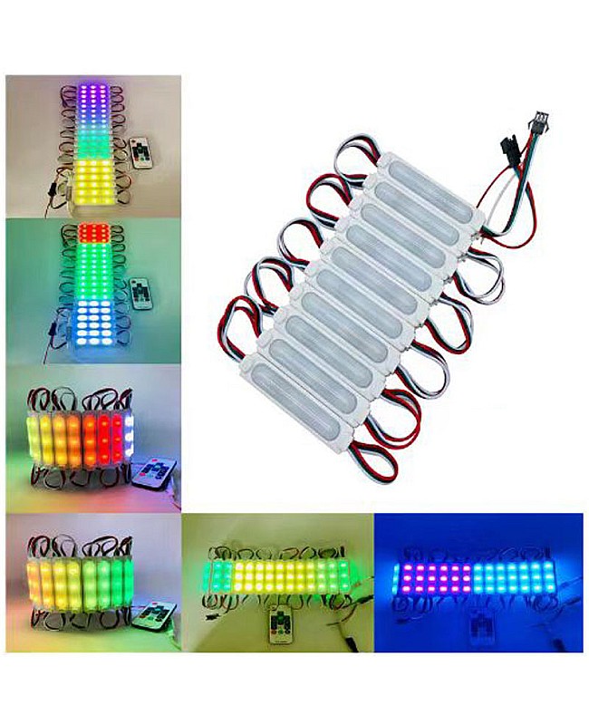 Waterproof 12V Addressable WS2811 Pixel LED Modules With Diffusers