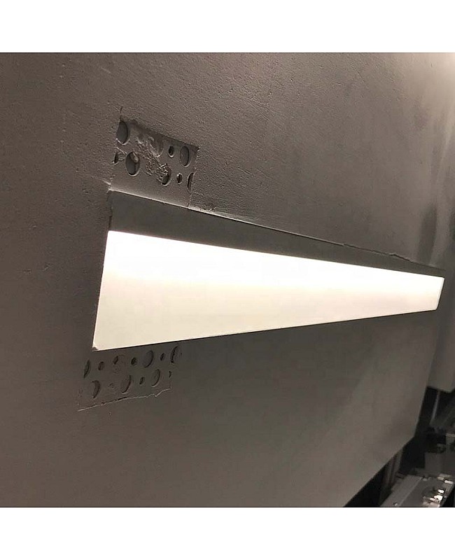 Indirect Recessed 16mm Drywall LED Profiles For Decorative Lighting