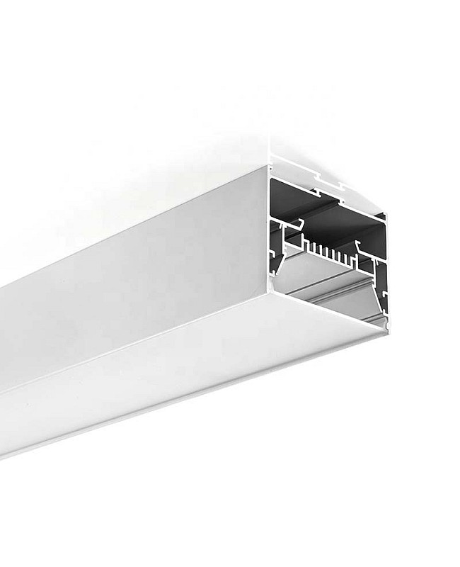 Pendant 100mm Wide LED Profile For Ceiling Lighting