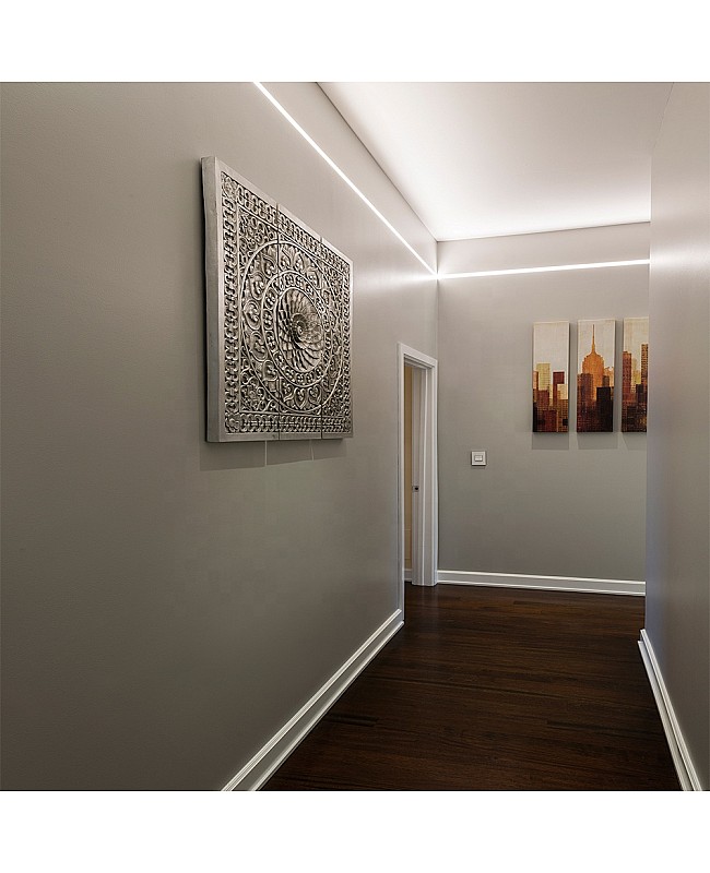 25MM Wide Recessed LED Channels And Diffusers For Tape Lighting