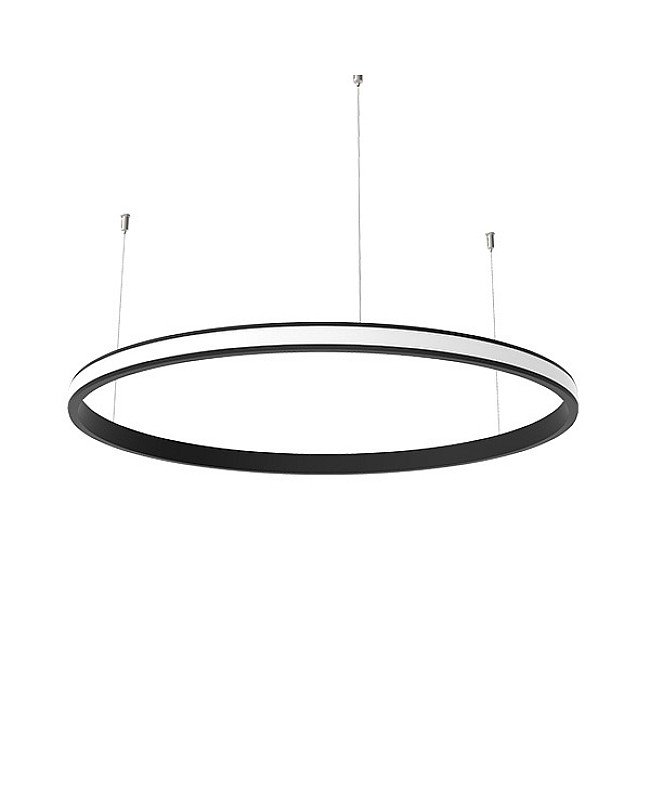 Circular LED Profile With External Lighting Design