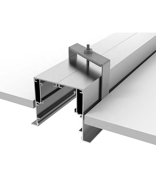 Recessed LED Strip Light Diffuser Cover With Flange