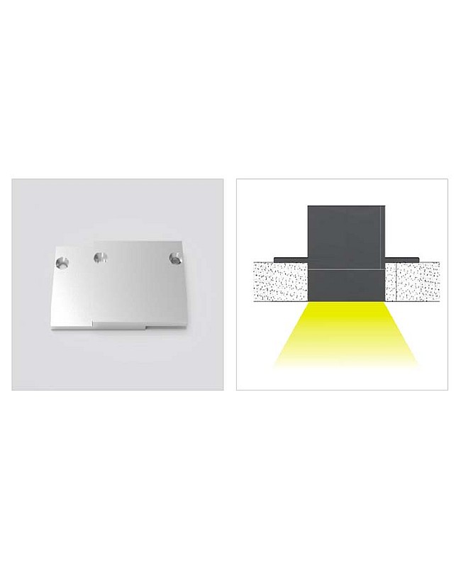 Trimless Recessed LED Light Profile For Dry Wall