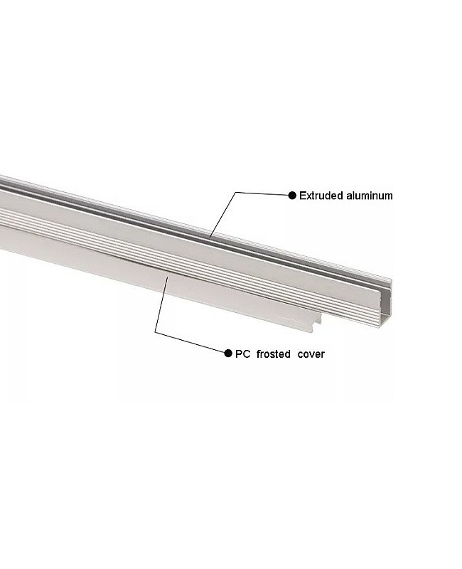 Super Slim LED Aluminum Channel With PC Opal Diffuser