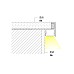 Tile Edge Recessed LED Lighting Channel For Staircase Lighting