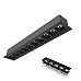 Black Trim Recessed LED Channel Track For Linear Lighting