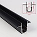 Flush Mounted Black Magnetic LED Track Lighting Rail