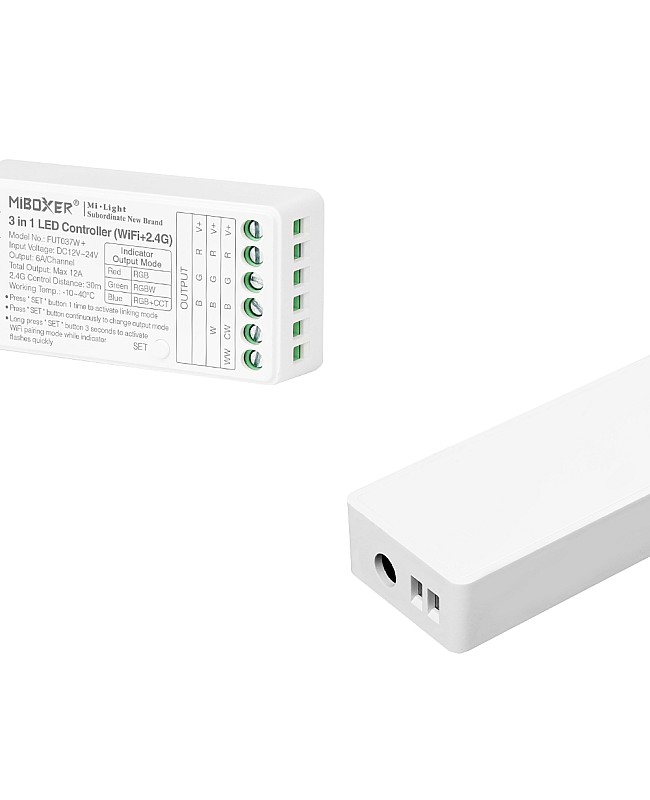 3 In 1 MiBoxer FUT037W+ WiFi LED Strip Lights Controller