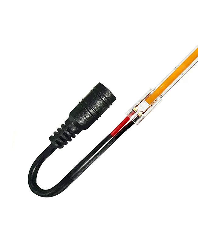 COB LED Strip Connector 2 Pin With DC Cable