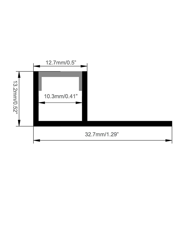 Trimless Plaster-in Border Flexible LED Light Channel
