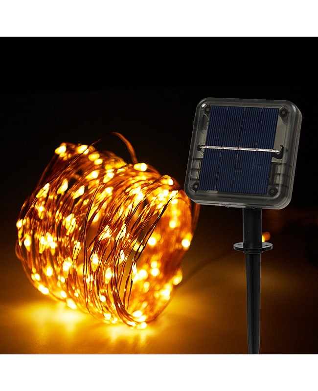 Outdoor Solar Fairy String Lights With Remote