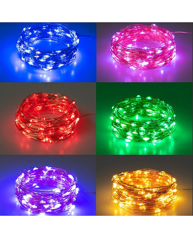 Waterproof Multicolor Solar String Lights Outdoor