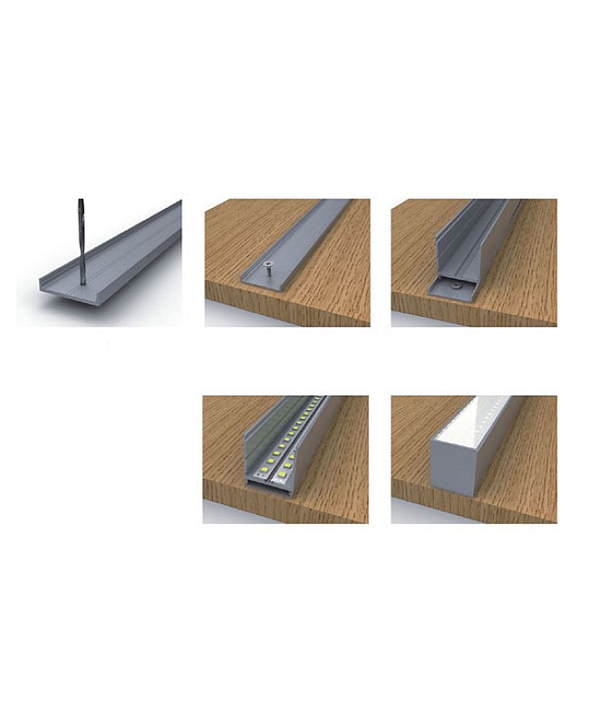 Strip Light LED Mounting Profile