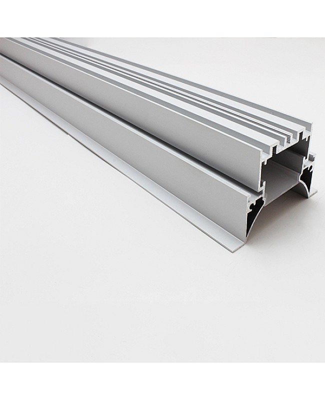 Recessed Mounted LED Strip Channels With Regressed Cover