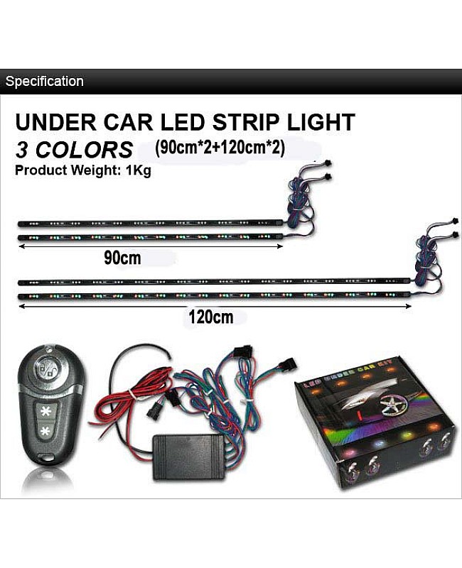 Flexible LED Under Car Kit