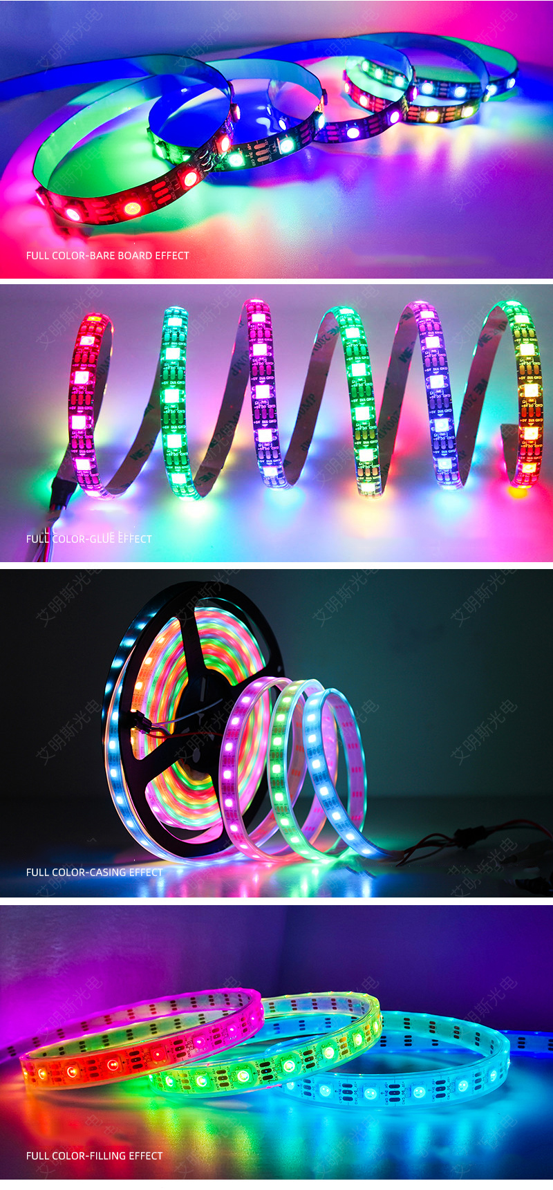 Addressable Digital RGB LED Strips 5M