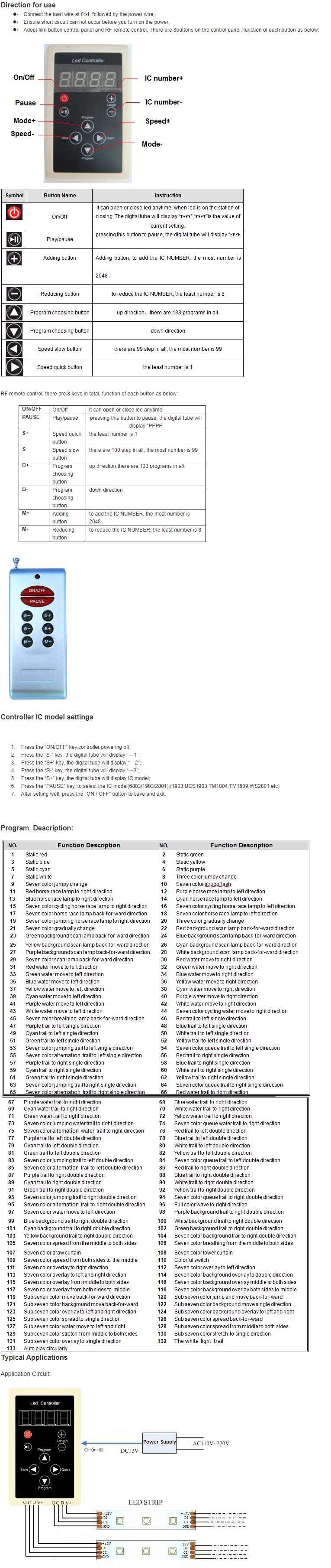 WS2811 Addressable LED Controller