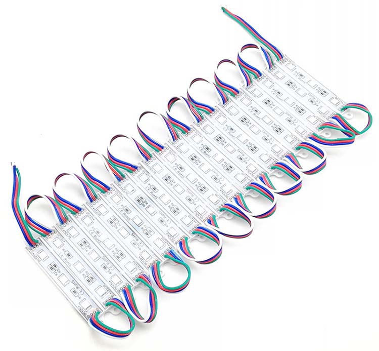 Waterproof 5050 RGB LED Module With 3LEDs