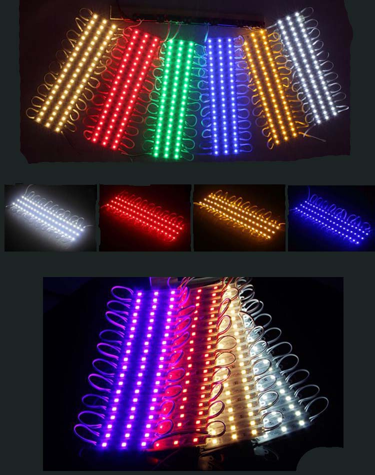 Waterproof 5050 RGB LED Module With 3LEDs