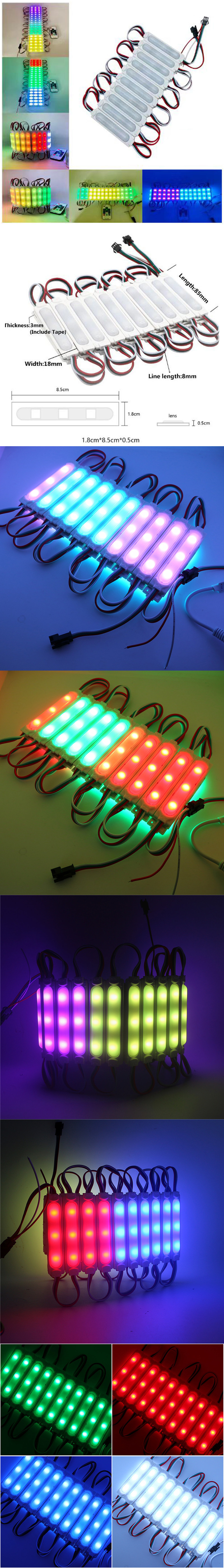 12V Addressable WS2811 Pixel LED Modules With Diffusers