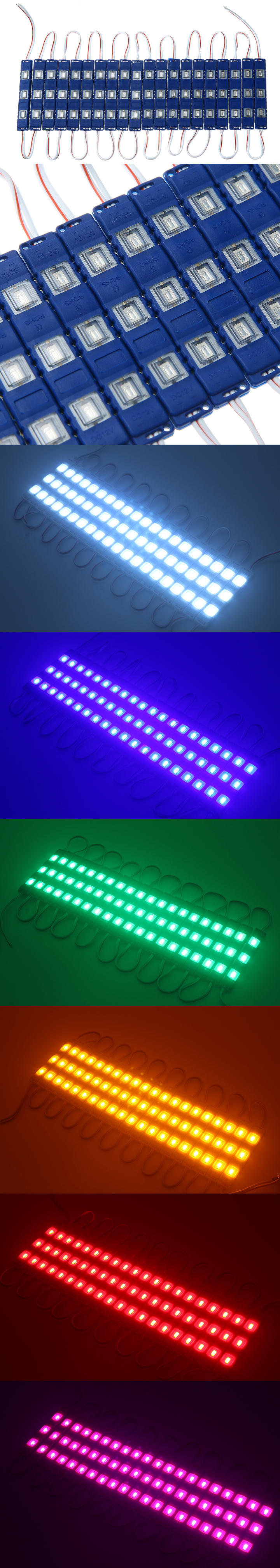 Waterproof Injection 5730 12V LED Module 3LEDs