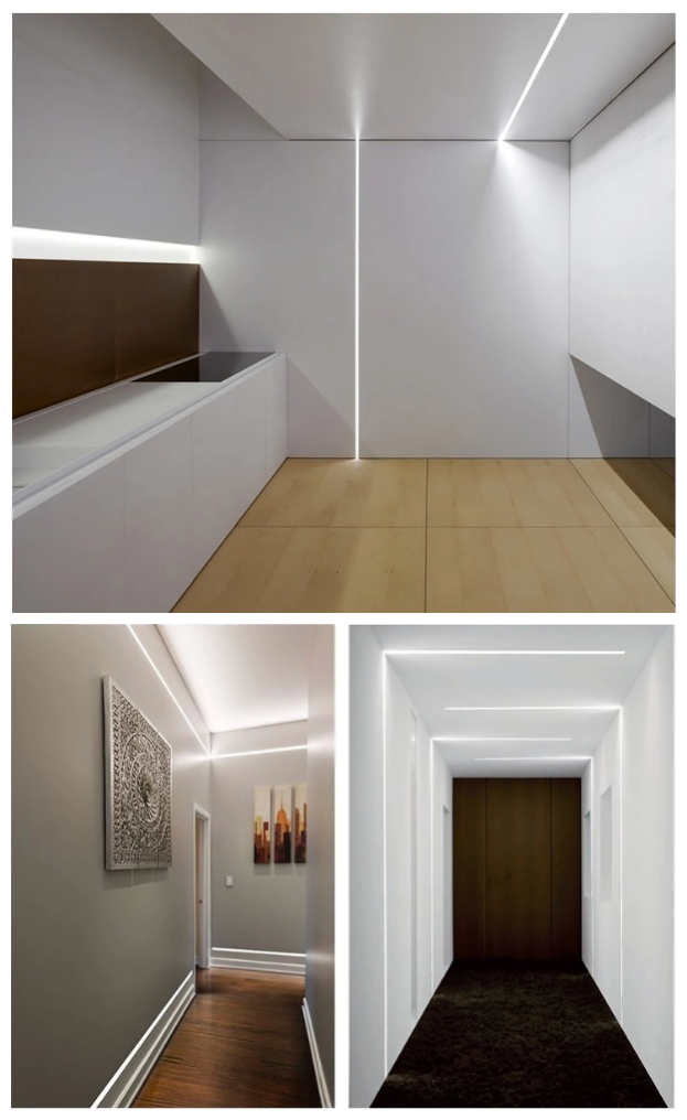 Recessed Drywall LED Strip Channel For 10mm LED Strips