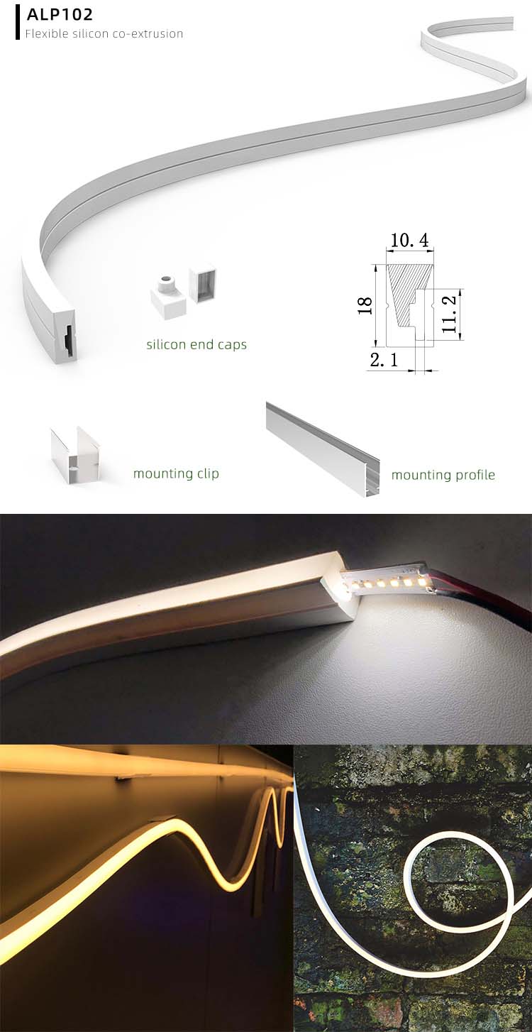 Flexible Side View Silicone LED Profile