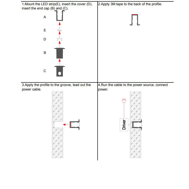 Super Slim Recessed Super Slim LED Channel System