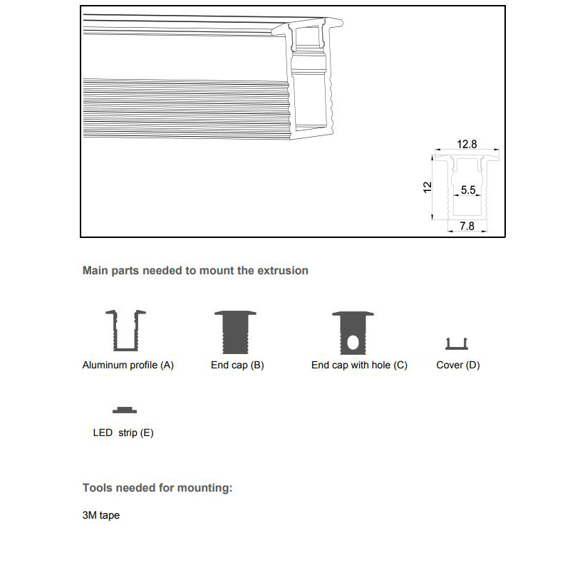 Super Slim Recessed Super Slim LED Channel System
