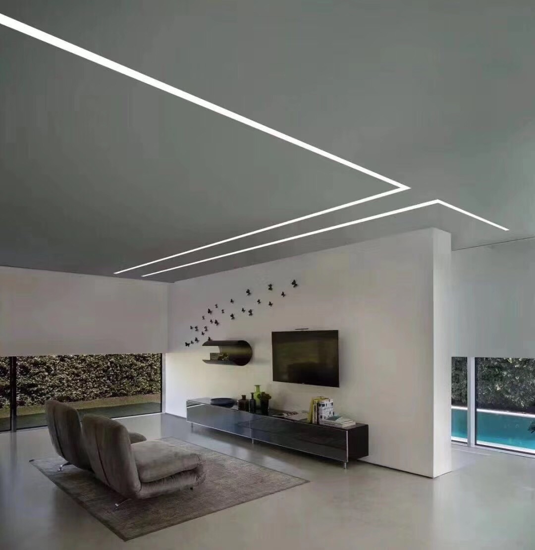 Mud-in LED Channels With 20M Diffusers For Linear Lighting