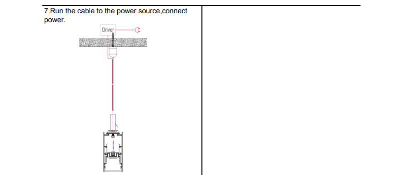 1.5" Pendant Linear LED Ceiling Channels For Hanging Lights