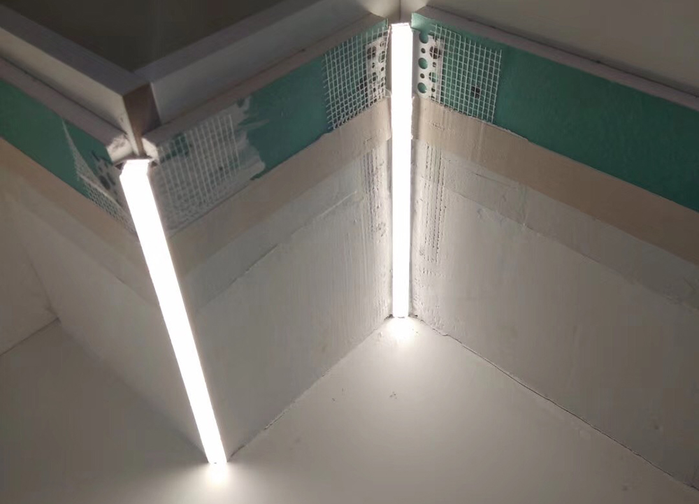 Corner Mounting LED Strip Aluminum Channels